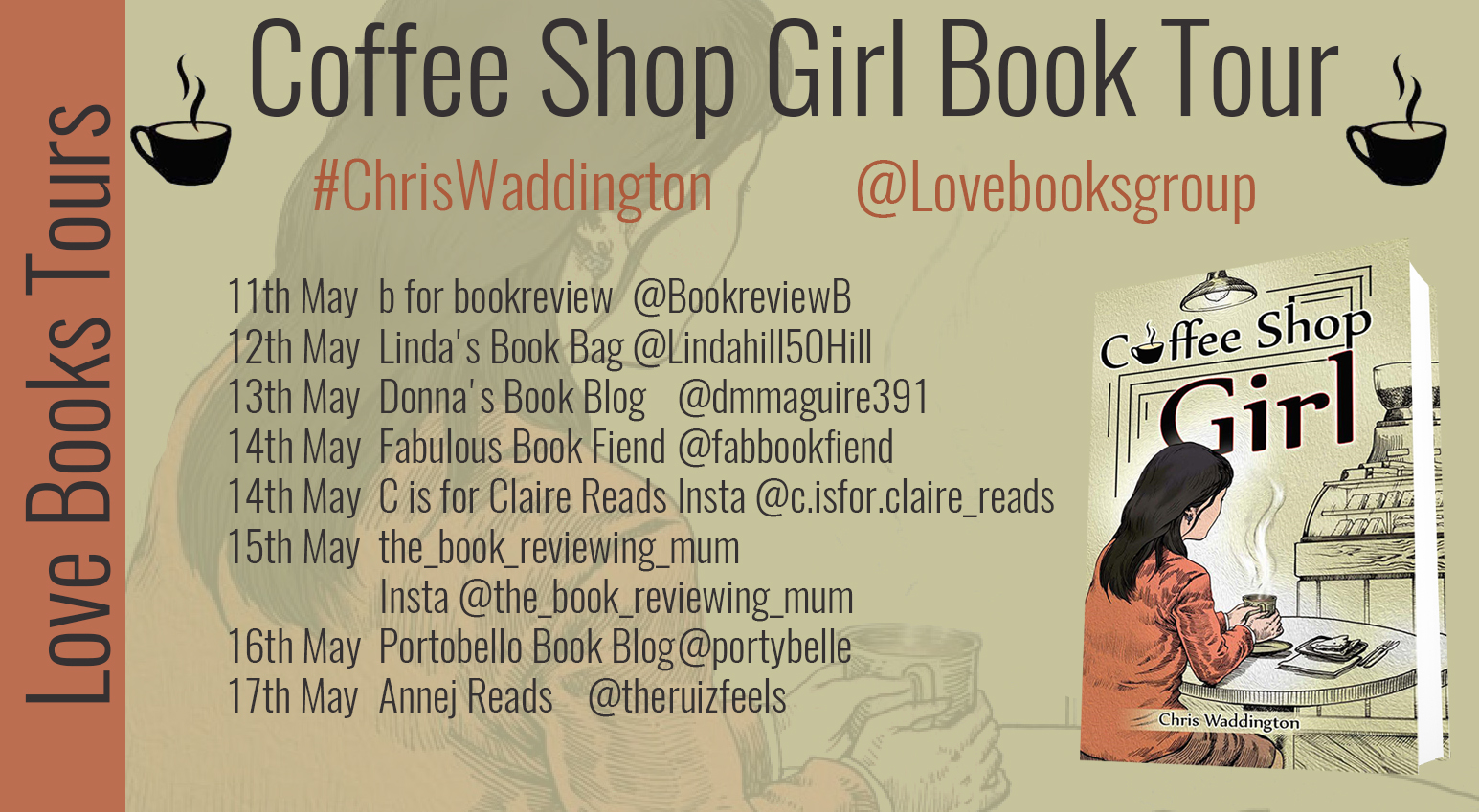 Coffee Shop Girl – Kelly Lacey & Love Books Tours