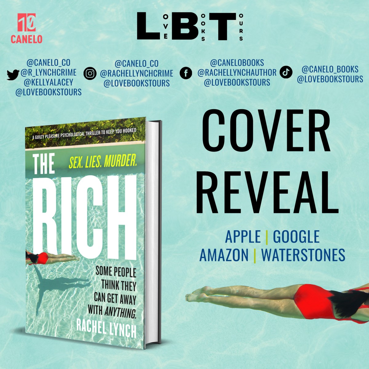 COVER REVEAL – The Rich by Rachel Lynch @canelo_co @r_lynchcrime ...