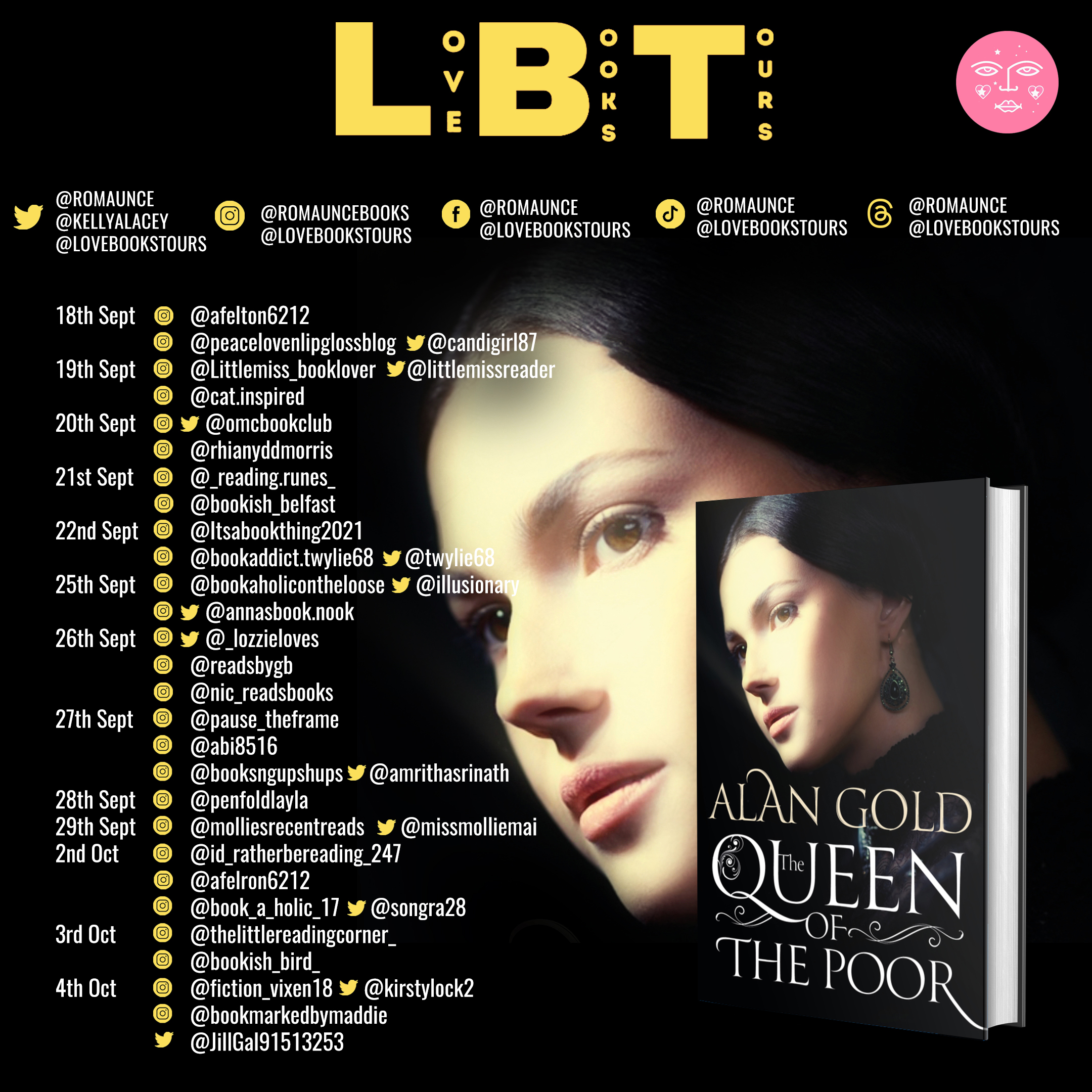 The Queen of the Poor by Alan Gold @romaunce #blogtour organised by ...