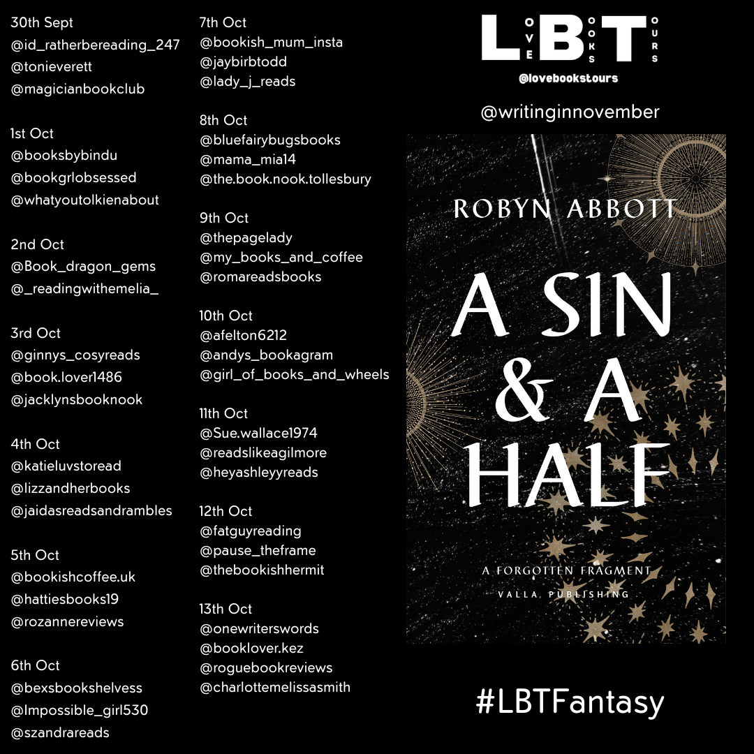 Follow the #Virtualbooktour for A SIN & A HALF by Robyn Abbott ...