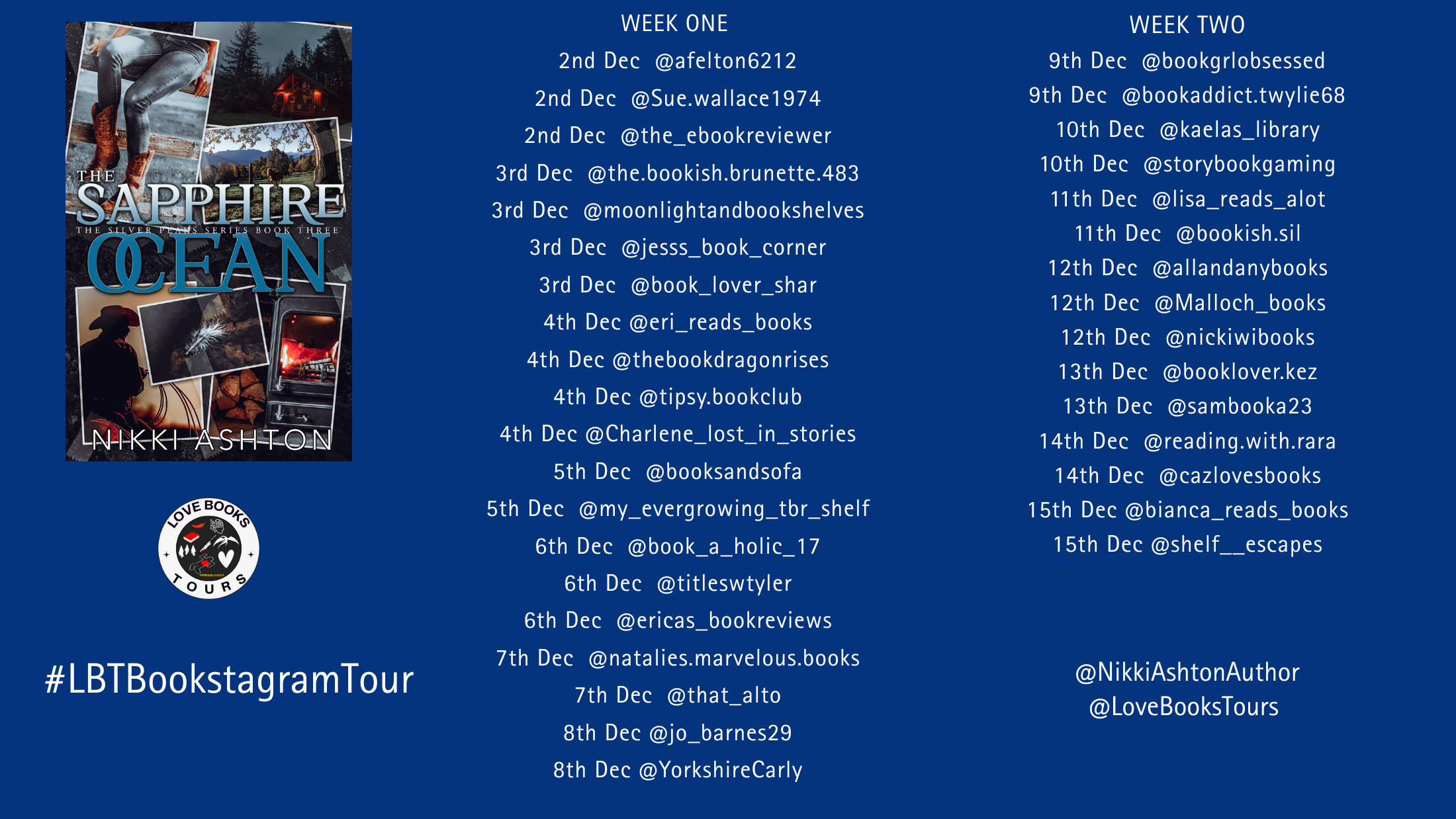 Bookstagram Tour: The Sapphire Ocean by Nikki Ashton @LoveBooksTours # ...