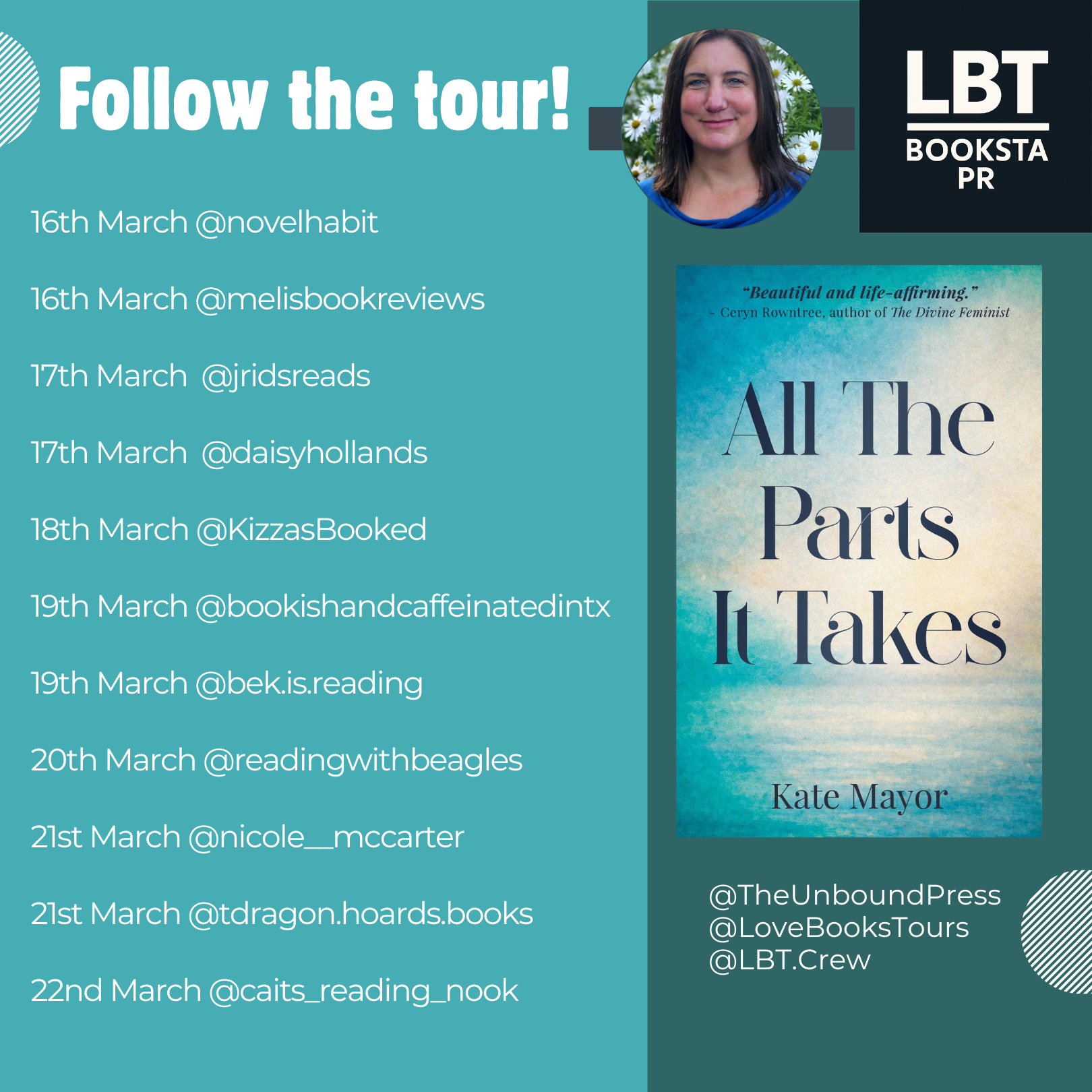 All The Parts It Takes by Kate Mayor @LoveBooksTours #BookstagramTour # ...