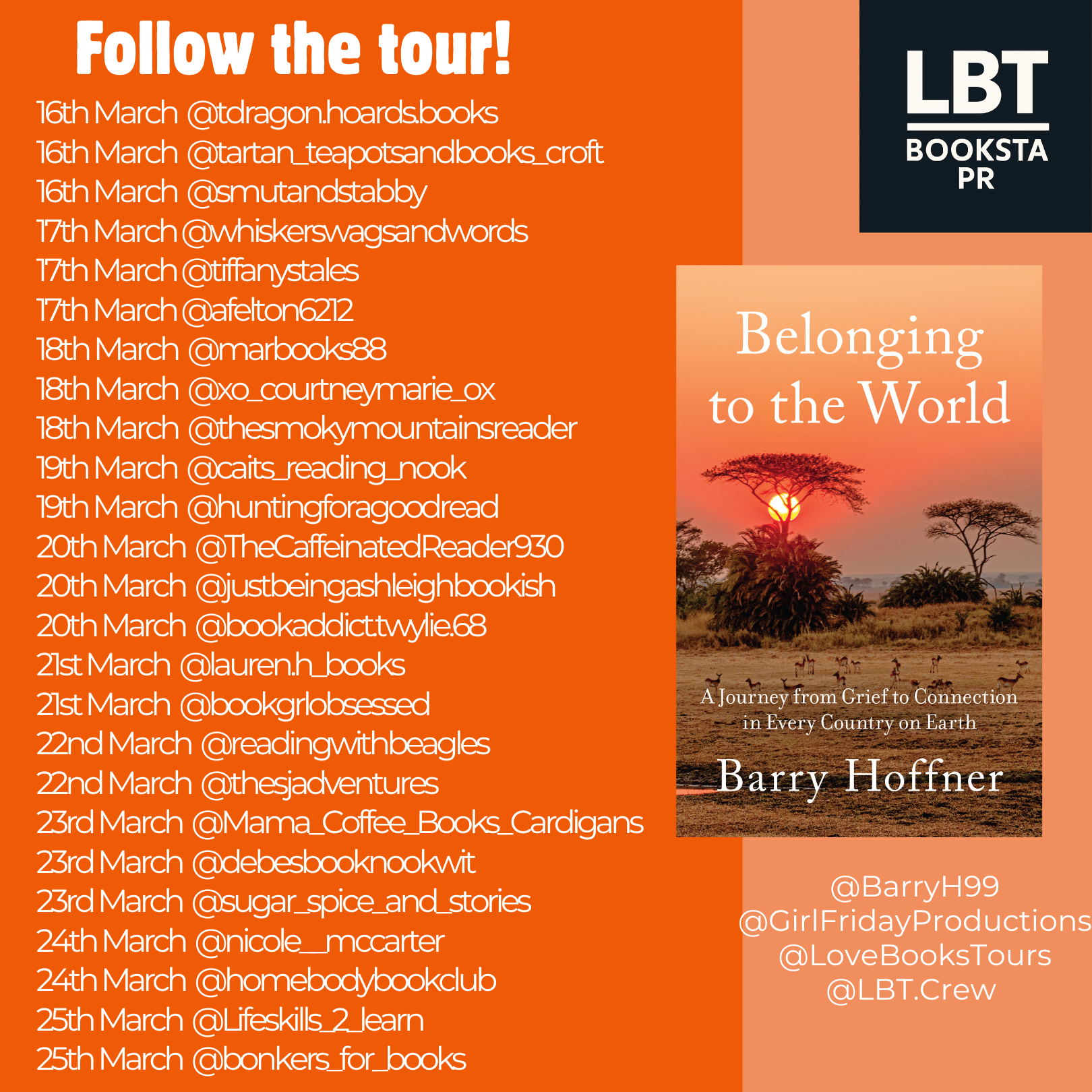 Belonging to the World by Barry Hoffner @LoveBooksTours # ...