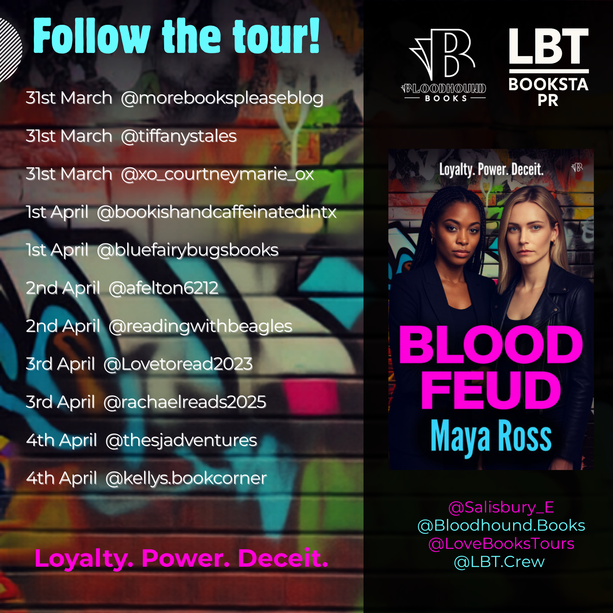 Coming Soon – Blood Feud by Maya Ross | Bookstagram Tour ...